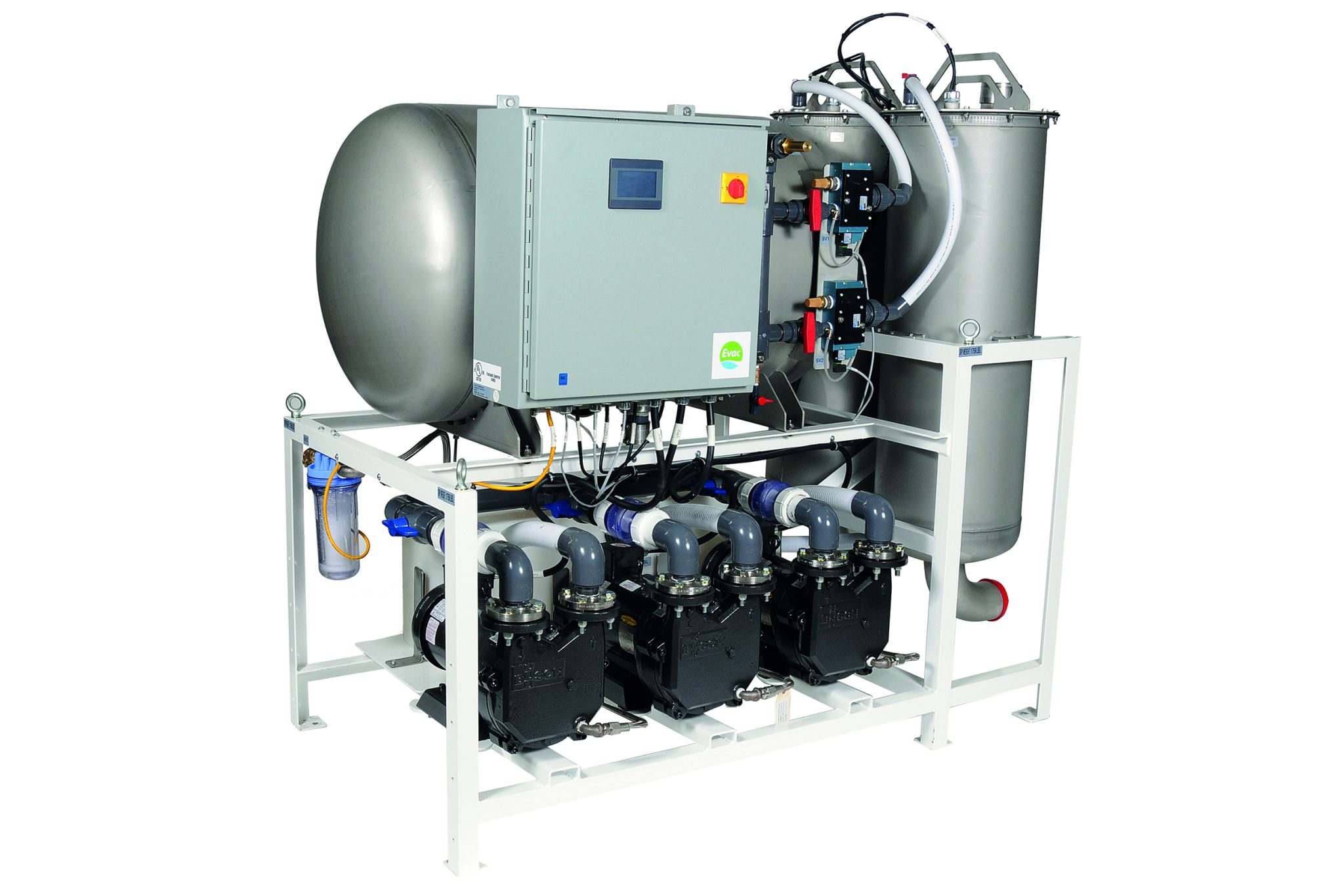 Evac elongated vacuum toilet - Evac