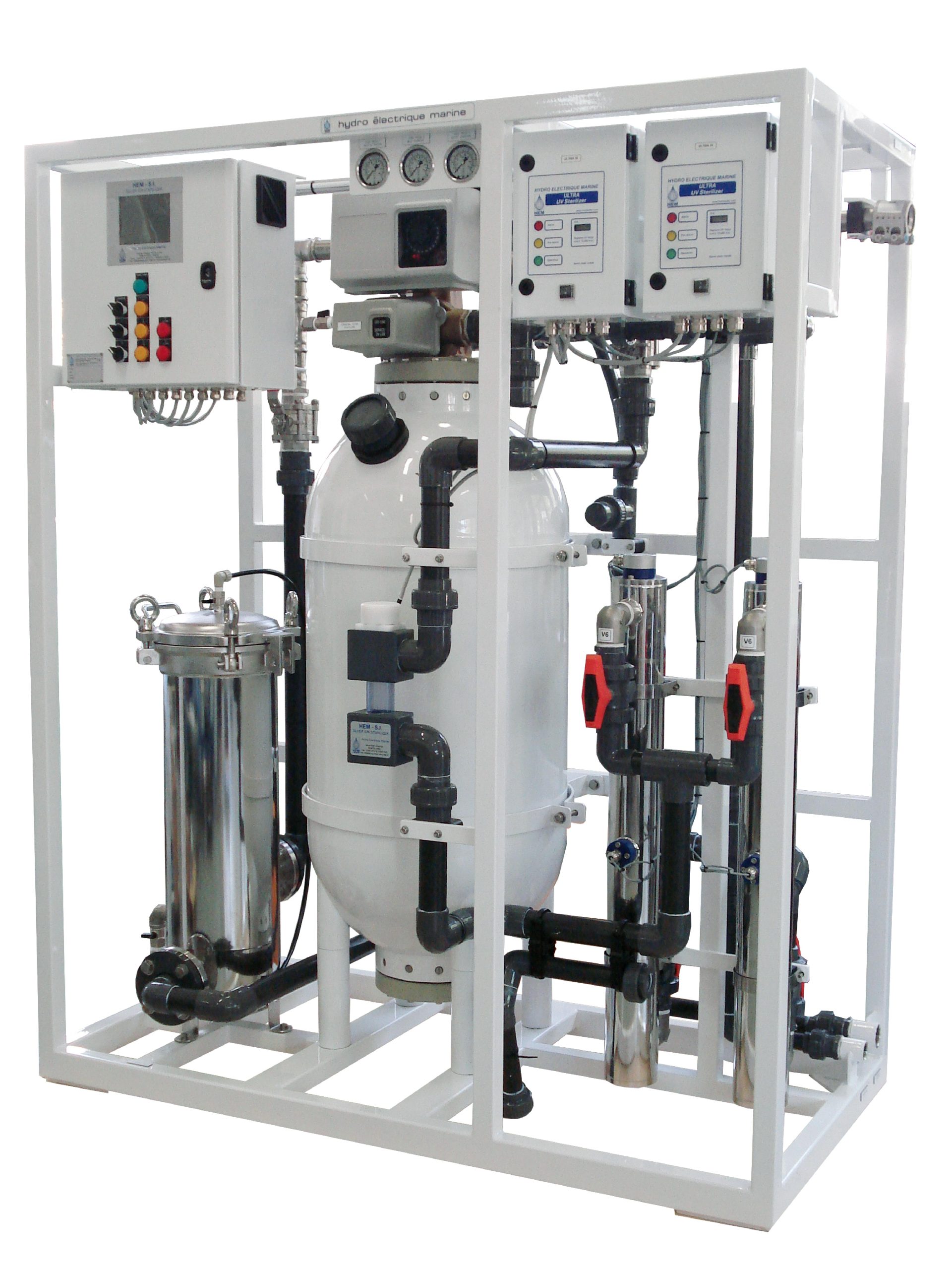 HEM Freshwater treatment skid, Type 3300, 3400 - Evac