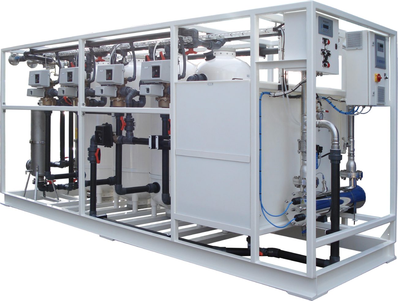 HEM Freshwater treatment skid, Type 8300, 10400 - Evac