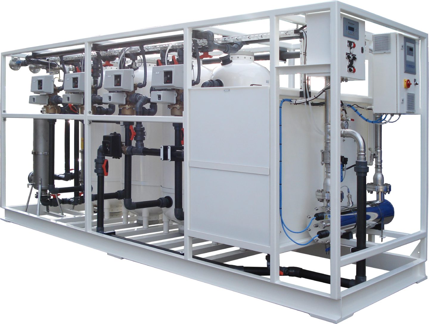 HEM Freshwater treatment skid, Type 8300, 10400 - Evac